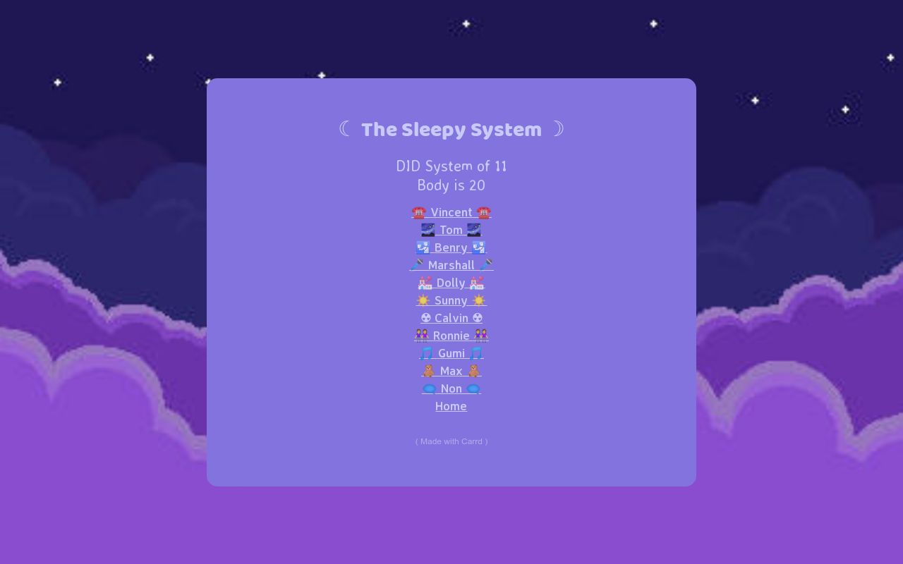 The Sleepy System